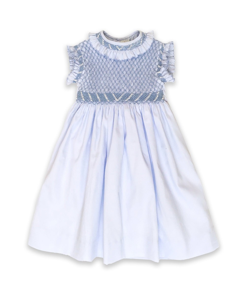 Smocked dress for little girl, "Emma"